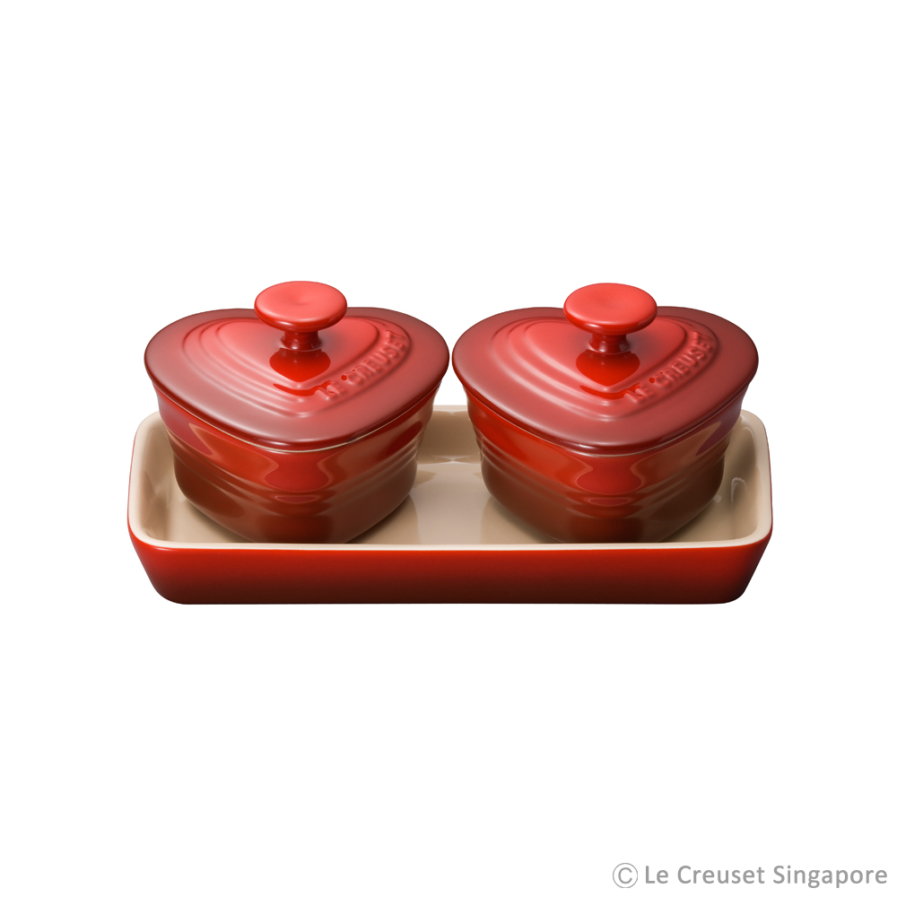 Products | Stoneware | Miniature Stoneware | Set of 2 Mini Heart ...